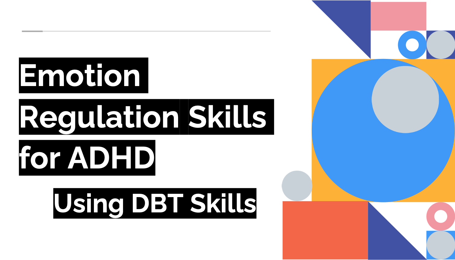 Emotion regulation - ADHDReimagined